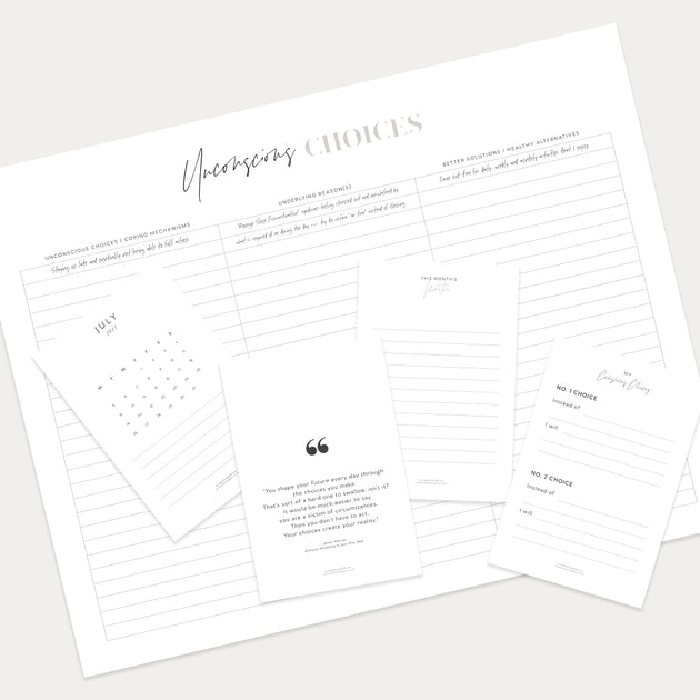 Freebie: Conscious Choices – Ellemon Paper Co.