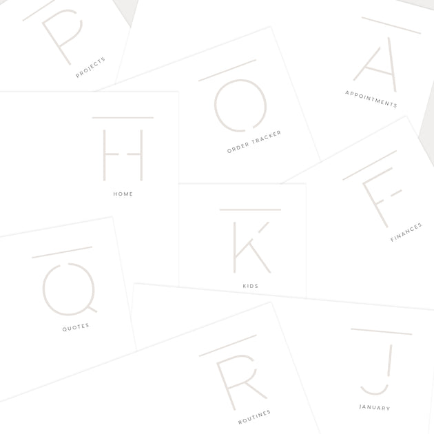 Section Cover Pages – Ellemon Paper Co.