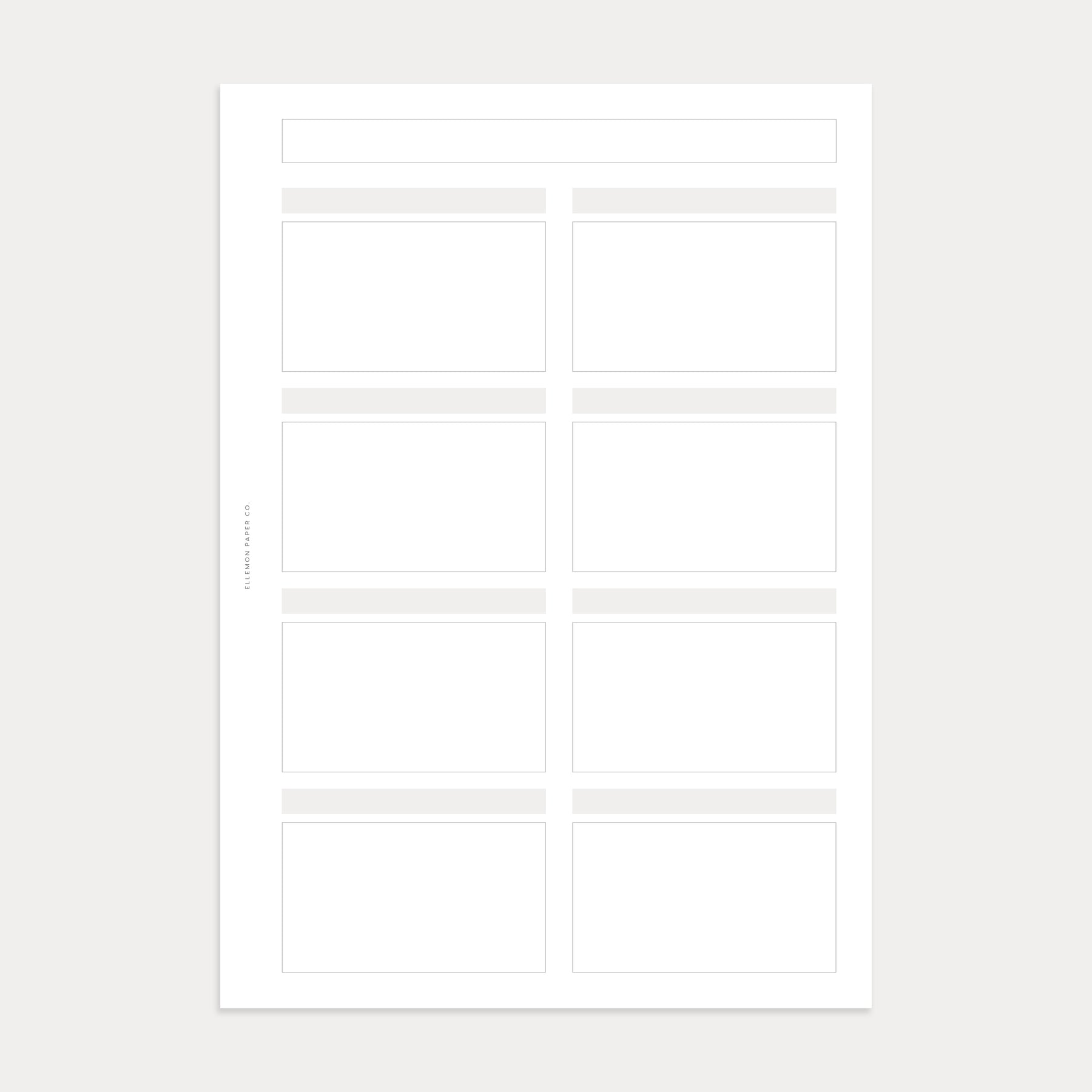 Box Pages – Ellemon Paper Co.