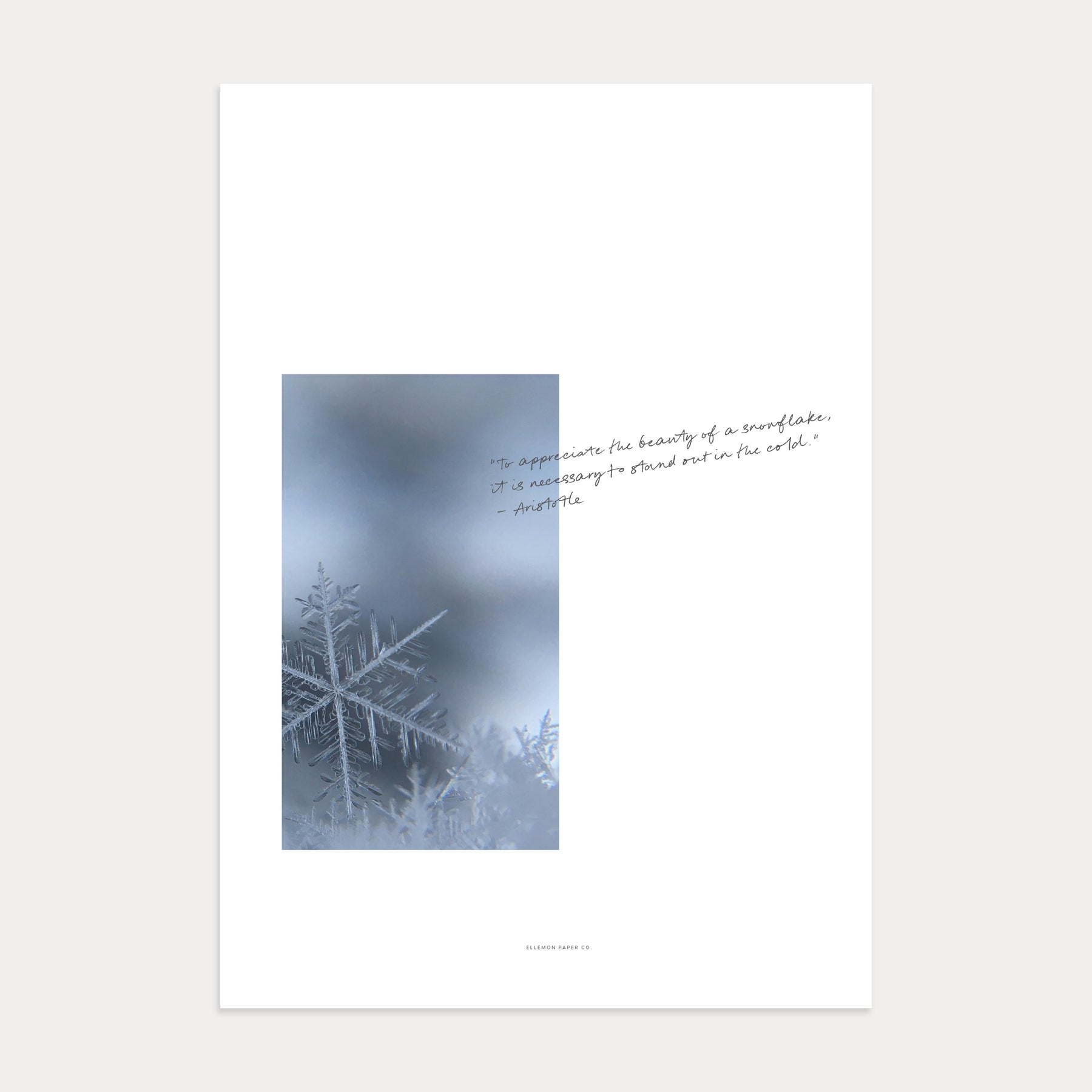 Winter Snowflake Dashboard – Ellemon Paper Co.