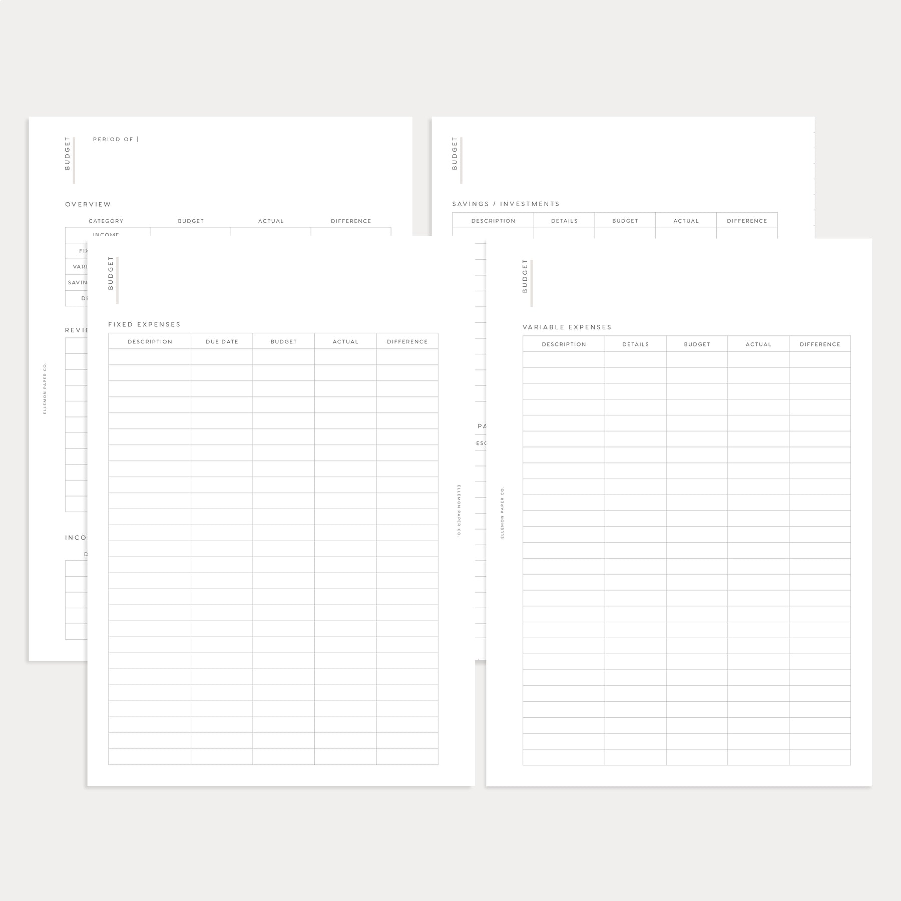 The ULTIMATE Personal Finance Bundle – Ellemon Paper Co.