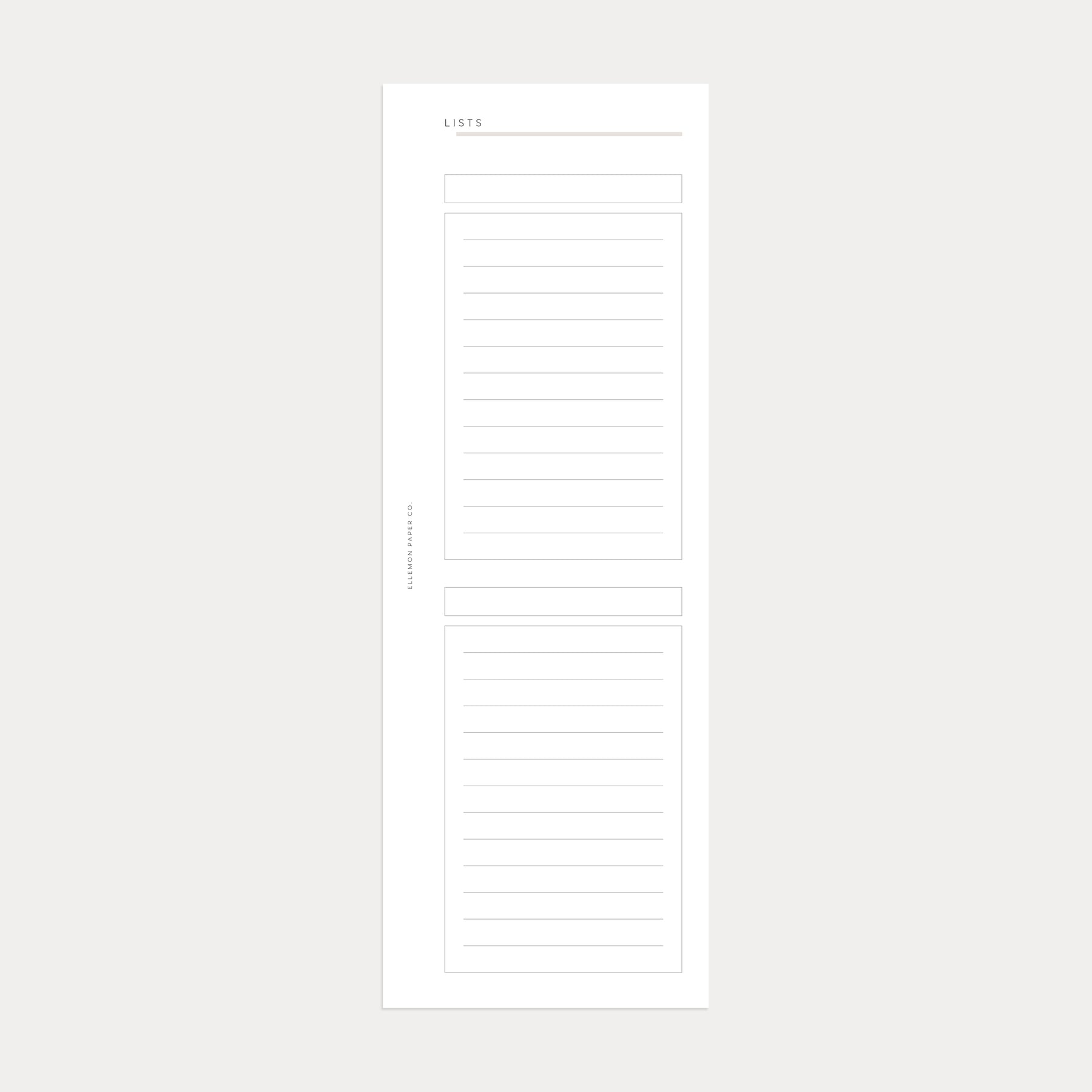 Half Sheets – Ellemon Paper Co.