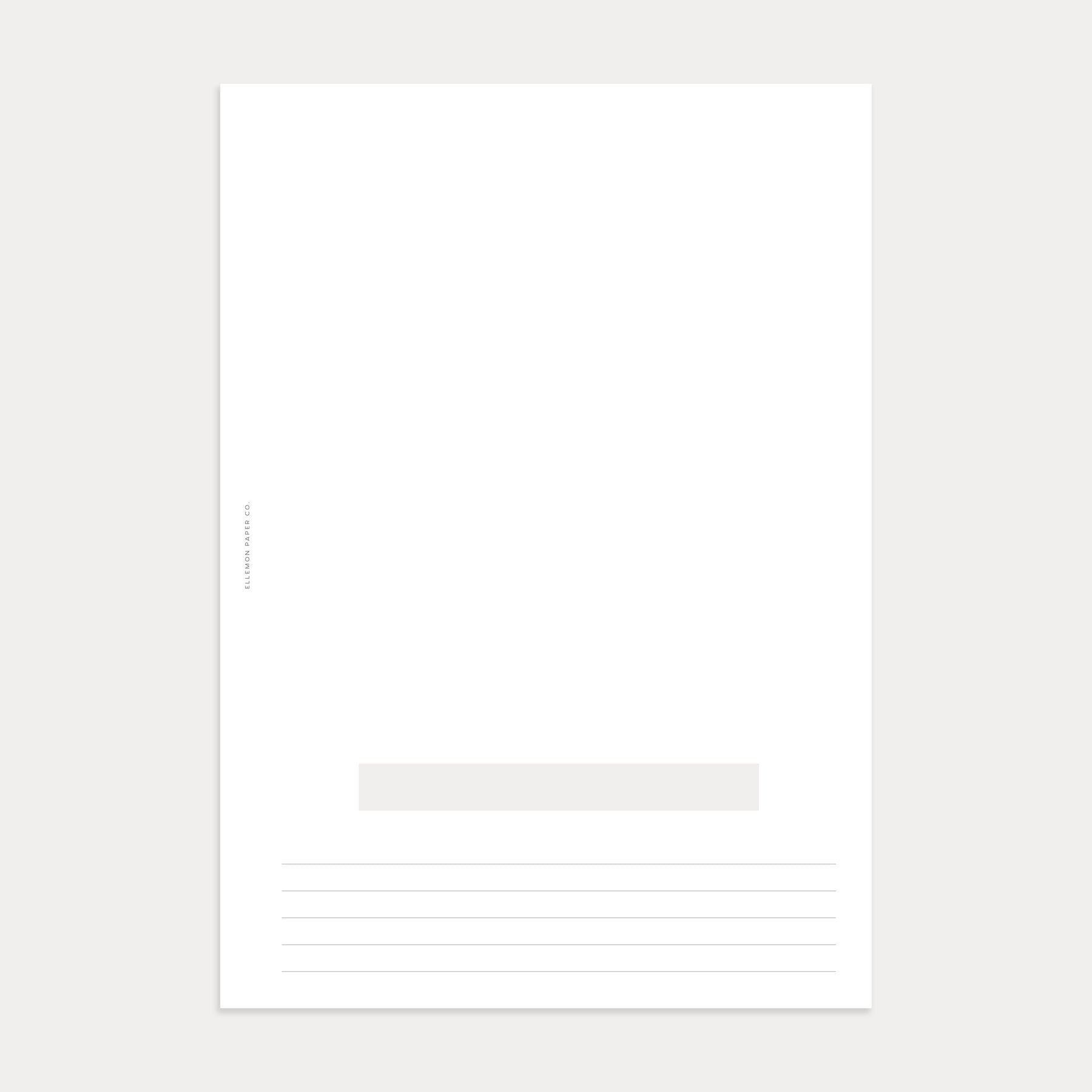 Section Cover Pages – Ellemon Paper Co.