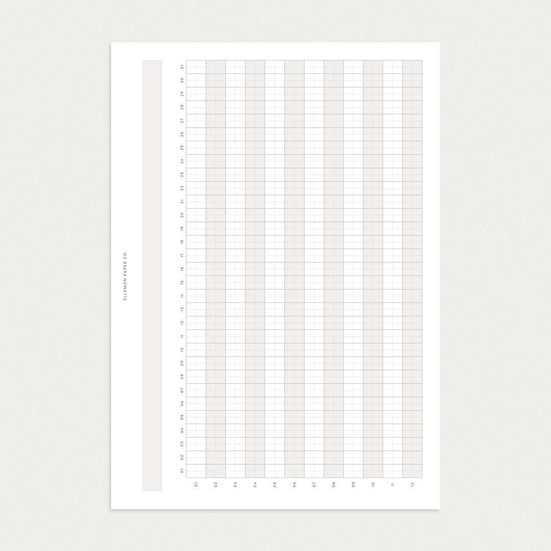 Yearly Progress Tracker – Ellemon Paper Co.
