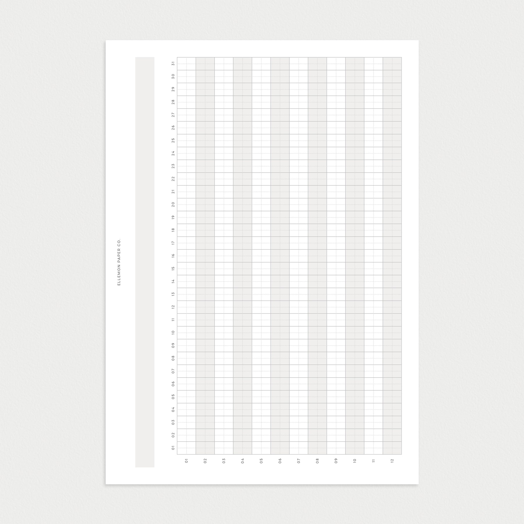 Yearly Progress Tracker – Ellemon Paper Co.