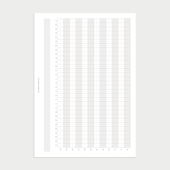 Yearly Progress Tracker – Ellemon Paper Co.