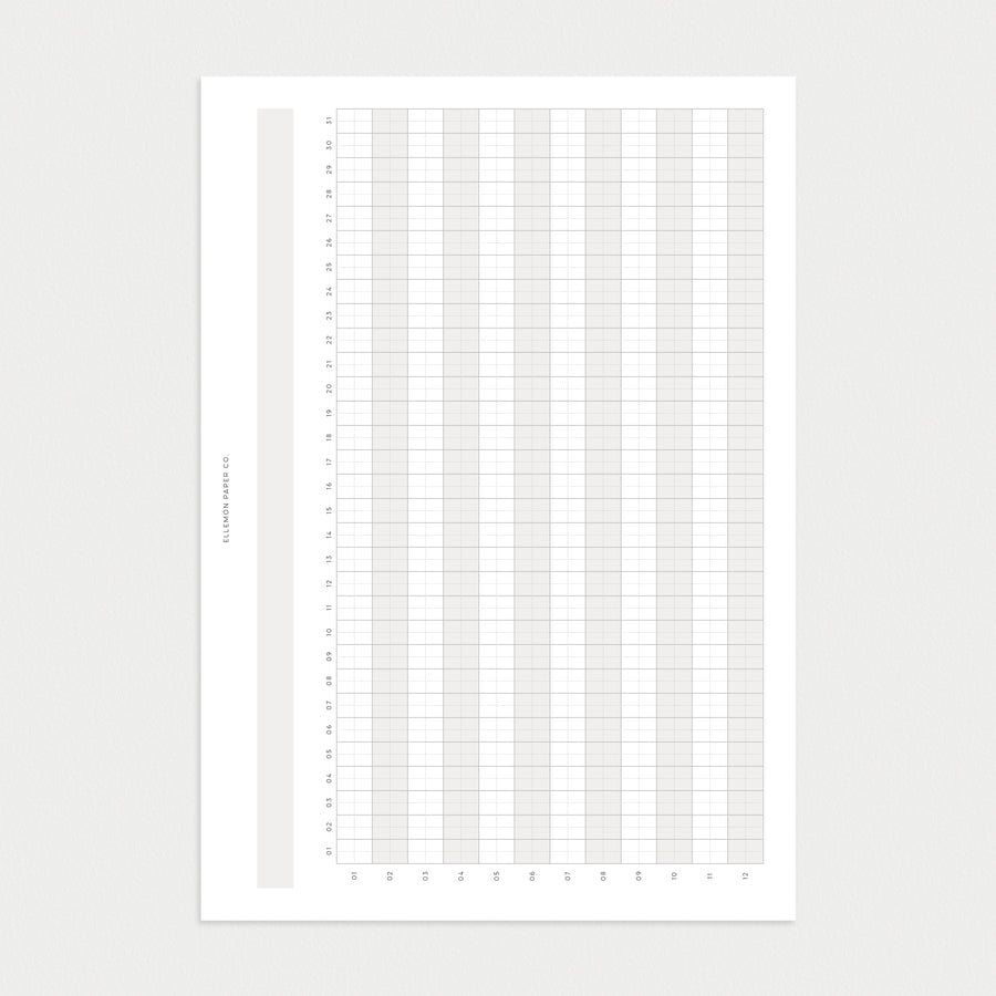 Yearly Progress Tracker – Ellemon Paper Co.